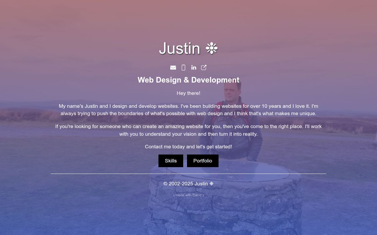 Justin | Web Design and Development | Nottingham